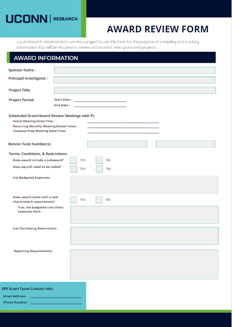 SPA Job Aids | Office of the Vice President for Research
